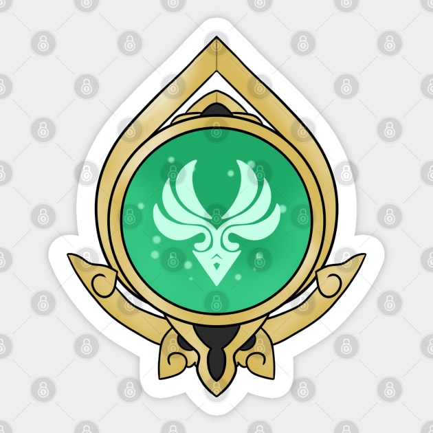 Sumeru Anemo Vision - Genshin Impact - Sticker | TeePublic